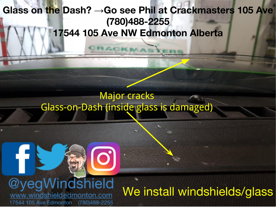Windshield Glass on your dash - Windshield Edmonton